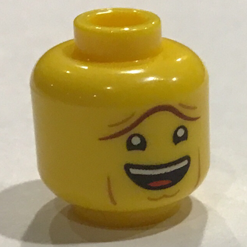 LEGO PART 3626cpr2838 Minifig Head President Business, Dual Sided ...