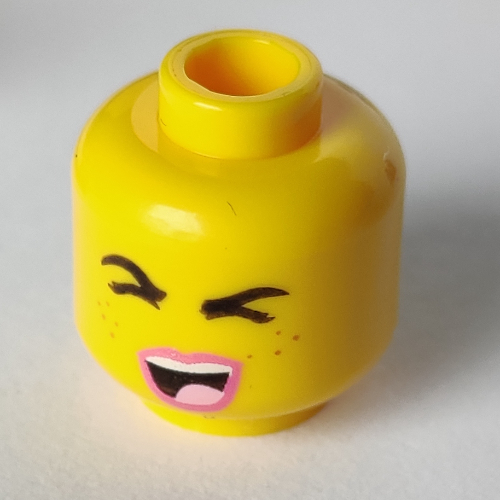 LEGO PART 3626cpr2844 Minifig Head Lucy Wyldstyle, Eyebrows, Freckles ...
