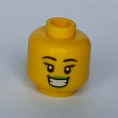 LEGO PART 3626cpr3174 Minifig Head Peapod Costume Girl, Eyebrows ...