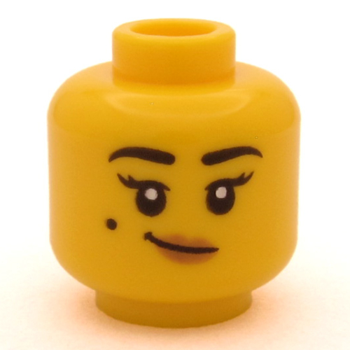 LEGO PART 3626cpr3602 Minifig Head Bird-Watcher / Lee, Eyelashes ...