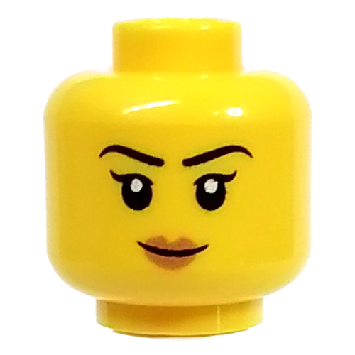 LEGO PART 3626cpr9653 Minifig Head Falconer, Medium Nougat Lips ...