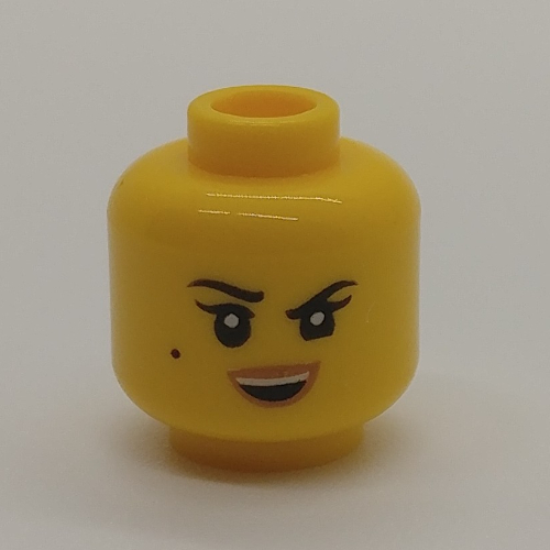 LEGO PART 3626cpr9853 Minifig Head Nya, Eyebrows, Beauty Mark, Smile ...