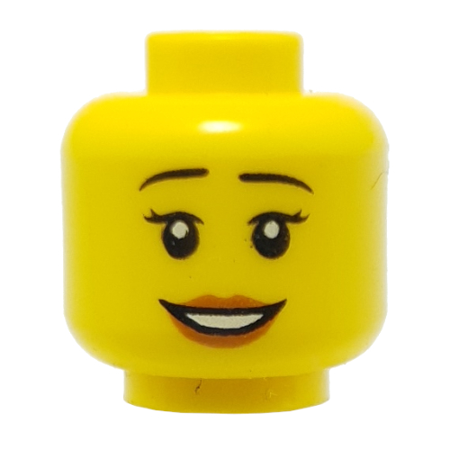 LEGO PART 3626cpr9938 Minifig Head Maya, Smile / Scared Print ...
