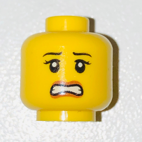 LEGO PART 3626cpr9938 Minifig Head Maya, Smile / Scared Print ...