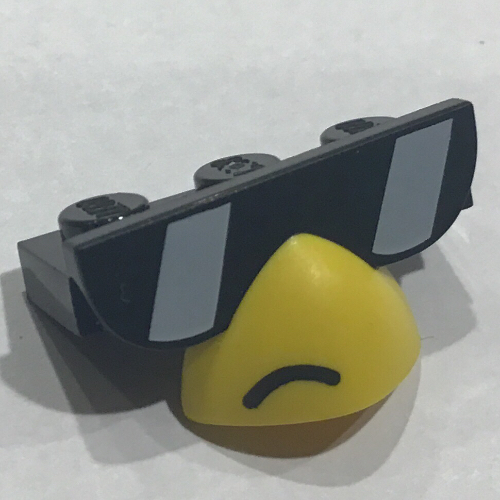 LEGO PART 36818pr0001 Animal Body Part, Bird, Plate Special 1 x 3 with ...