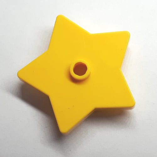 LEGO PART 39611 Plate Special 5-Point Star 4 x 4 2/3 with One Stud ...