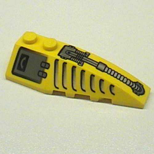 LEGO PART 41747pr0008 Wedge Curved 6 x 2 Right with Hose, Grille and ...