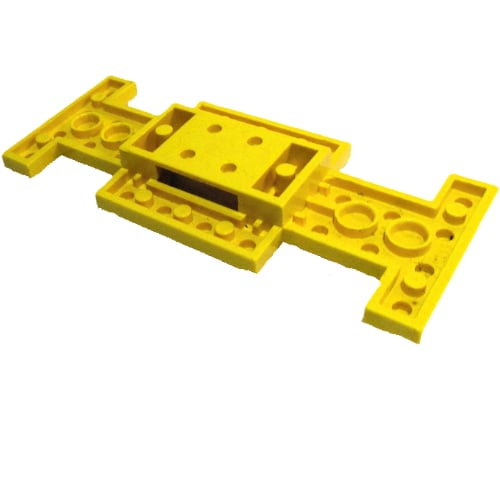LEGO PART 4212b Vehicle Base 4 x 10 x 2/3 with 2 x 2 Recessed Center ...