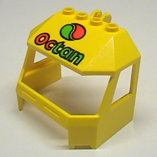 LEGO PART 45406pr0001 Windscreen 4 x 6 x 4 Cab with Hinge and 1 x 4 ...