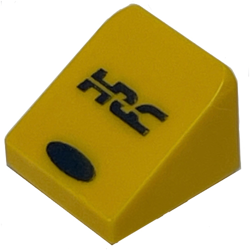 LEGO PART 54200pr0021 Slope 30° 1 x 1 x 2/3 (Cheese Slope) with Dark ...