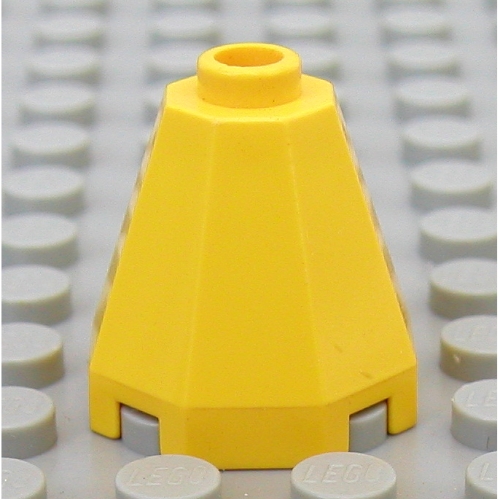 LEGO PART 6039 Cone 2 x 2 x 1 2/3 Octagonal, Open Stud | Rebrickable ...