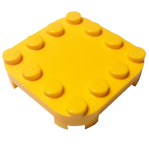 LEGO PART 66792 Plate Round Corners 4 x 4 x 2/3 Circle with Reduced ...