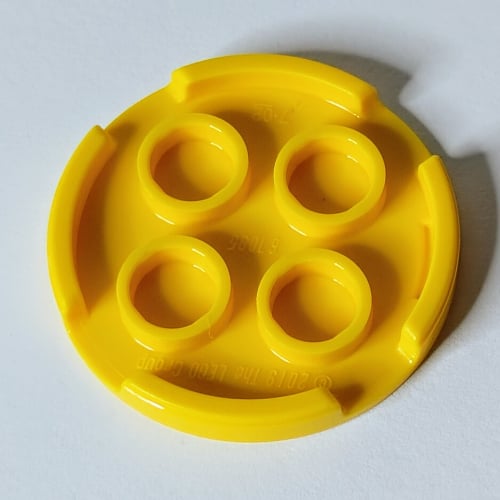 LEGO PART 67095pr0031 Tile Round 3 x 3 with Dark Red Circle, Rectangle ...