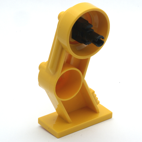 LEGO PART 70943c01 Mech Leg, Right, with Black Pin | Rebrickable ...