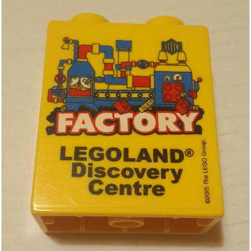 LEGO PART 76371pr9996 Duplo Brick 1 x 2 x 2 with Bottom Tube, Legoland ...