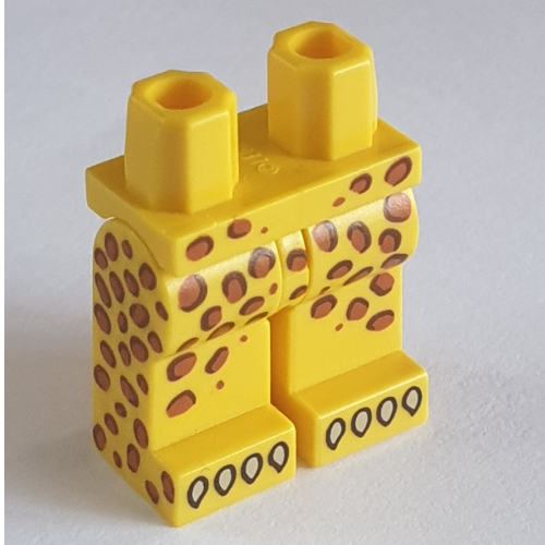 LEGO PART 970c01pr1833 Hips and Yellow Legs with Brown Cheetah Spots ...
