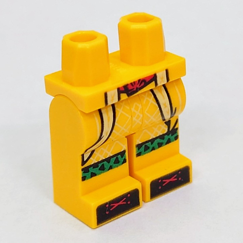 LEGO PART 970c01pr2267 Hips and Yellow Legs with Bright Light Yellow ...