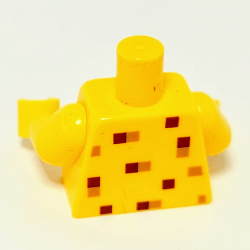 LEGO PART 973c01h01pr5661 Torso Pixelated White Fur, Black Leopard ...