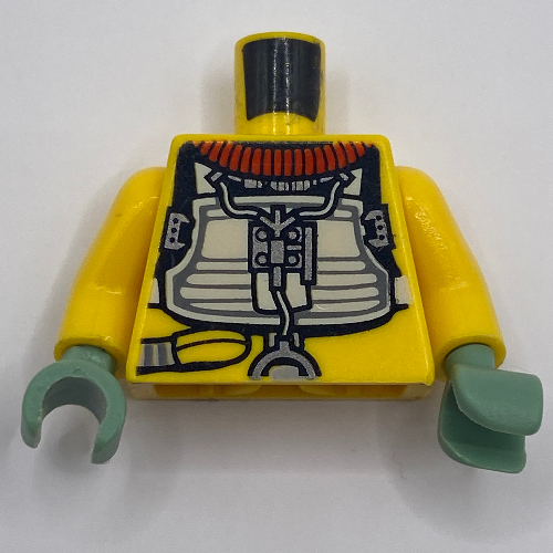LEGO PART 973c01h25pr1618 Torso Armor with White Chest Plate, and ...