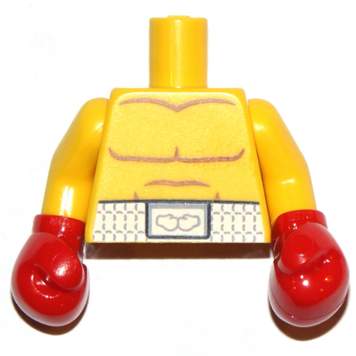 LEGO PART 97149pr3979 Torso Bare Chest with Body Lines, and White ...