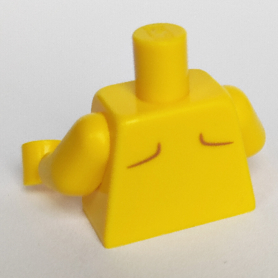 LEGO PART 973c01h01pr9672 Torso Bare Chest with Muscles Outline, No ...