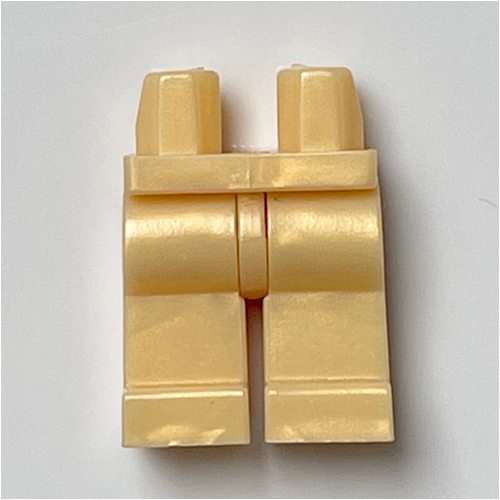 LEGO PART 970c56 Hips and Pearl Light Gold Legs | Rebrickable - Build ...