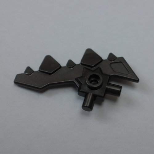 LEGO PART 23861 Weapon Blade with Spikes and Two Bars | Rebrickable ...