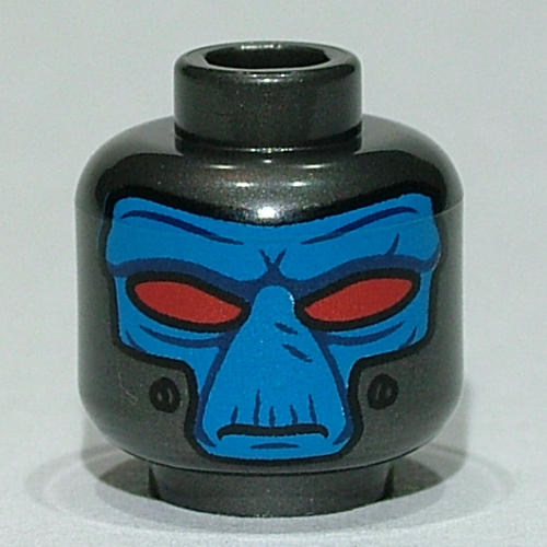 LEGO PART 3626cpr3810 Minifig Head Cad Bane, Narrow Set Red Eyes ...