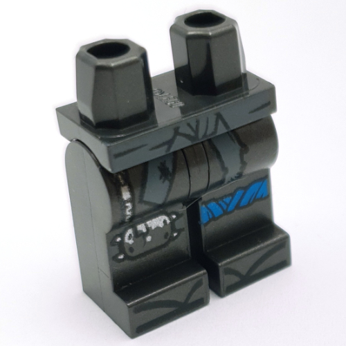 LEGO PART 970c75pr1535 Hips and Pearl Titanium Legs with Tatty Sash ...