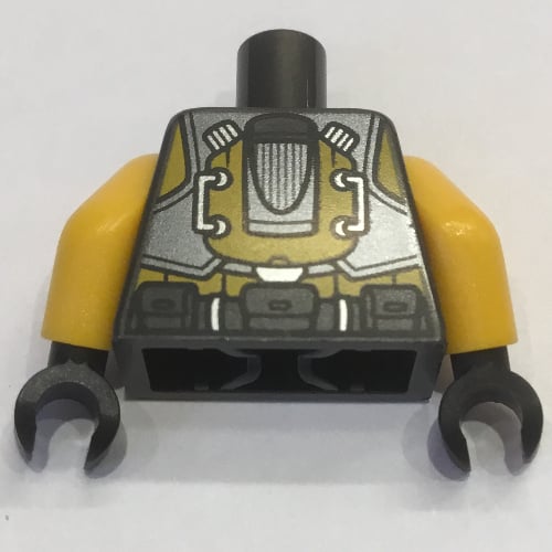 LEGO PART 973c38h03pr5044 Torso Armor with Silver and Bright Light ...