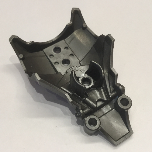 LEGO PART 98569pr0005 Large Figure Torso Cover, Armor with Silver and ...