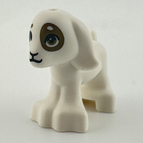 LEGO PART 104989pr0003 Animal, Goat with Dark Tan Spots print ...