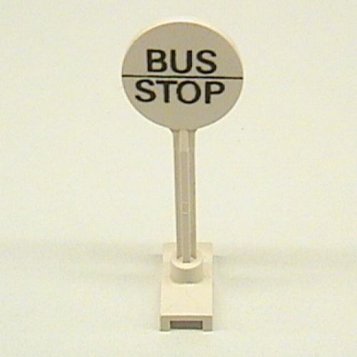 LEGO PART 14pr0003 Road Sign Round with Bus Stop Print | Rebrickable ...