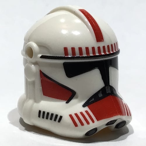 LEGO PART 2019pr0430 Helmet Clone Trooper Phase 2, Closed Front, Holes ...