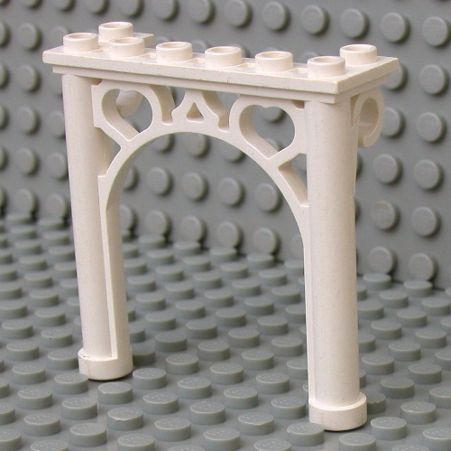 LEGO PART 2145 Brick, Arch 2 x 6 x 5 Ornamented | Rebrickable - Build ...