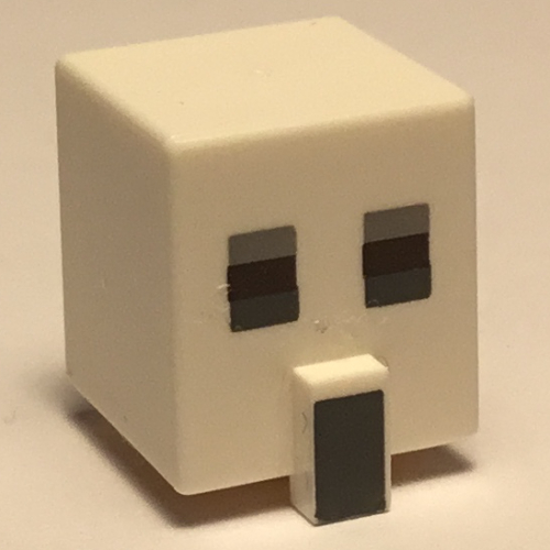 LEGO PART 23766pr0085 Minifig Head Special, Cube with Nose and Skeleton Face Print | Rebrickable ...