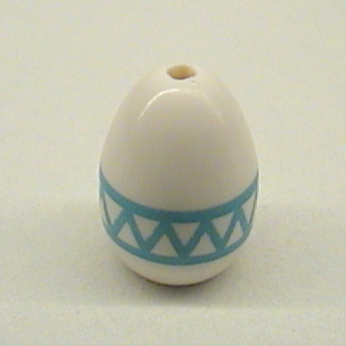 LEGO PART 24946pr0001 Food Egg with 1.5mm Hole with Medium Azure ...