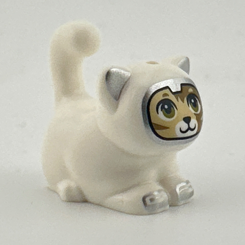 LEGO PART 2652pr0045 Animal, Cat, Chubby with Space Suit, Dark Tan ...
