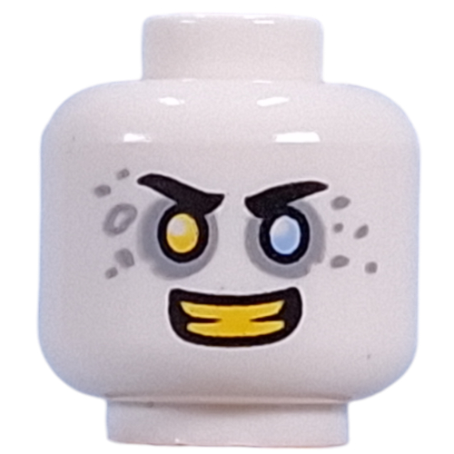 LEGO PART 28621pr4327 Minifig Head Dooper, Yellow Left, Bright Light ...