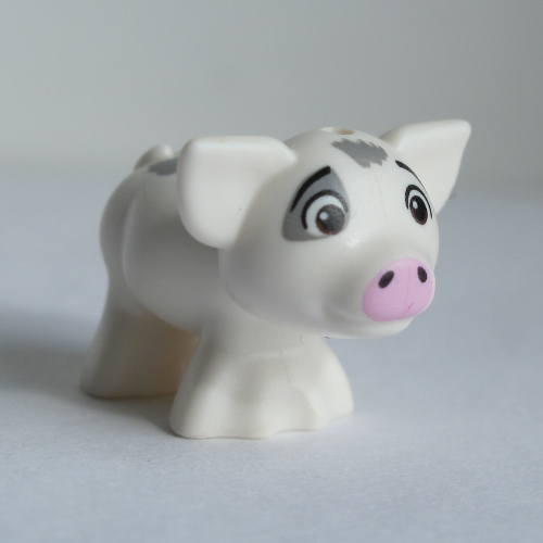 LEGO PART 28318pr0001 Animal, Pig, Small with Bright Light Pink Snout ...