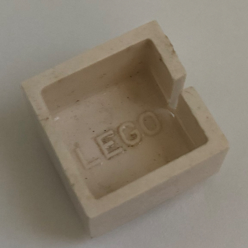LEGO PART 3003c Brick 2 x 2 without Bottom Tubes, Slotted (with 1 slot ...
