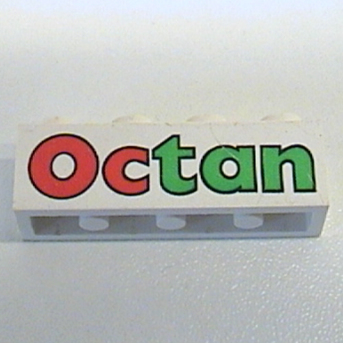 LEGO PART 3010pr9948 Brick 1 x 4 with 'Octan' Print | Rebrickable ...