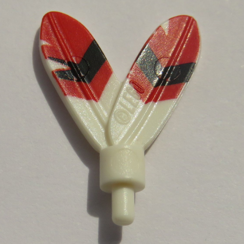 LEGO PART 30126pr0001 Headwear Accessory Plume / Feathers with Pin and ...
