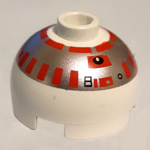 LEGO PART 30367bpr0007 Brick Round 2 x 2 Dome Top, Blocked Open Stud ...