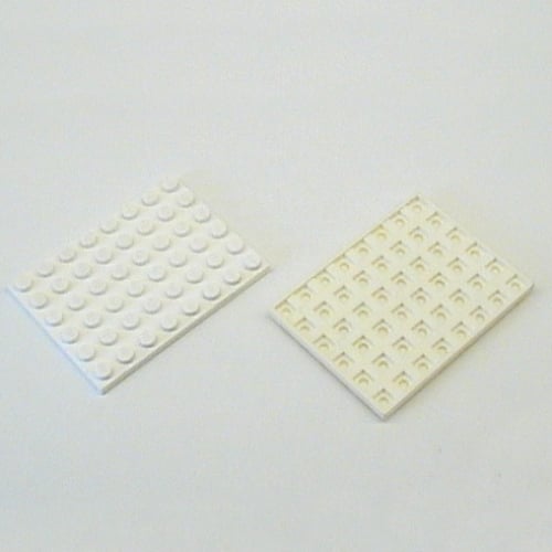 LEGO PART 3036a Plate 6 x 8 with Waffle Bottom | Rebrickable - Build ...