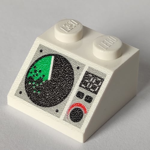 LEGO PART 3039pr0005 Slope 45° 2 x 2 with Radar Screen Print ...