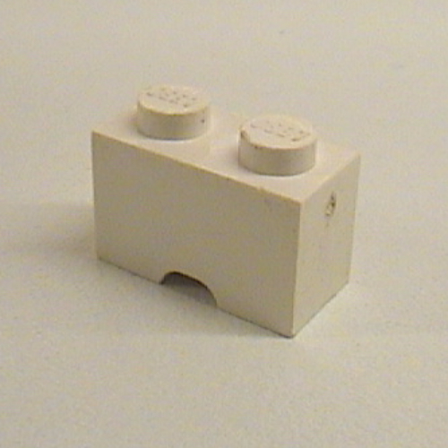 LEGO PART 3134a Brick Special 1 x 2 with Cable Holding Rounded Cutout ...