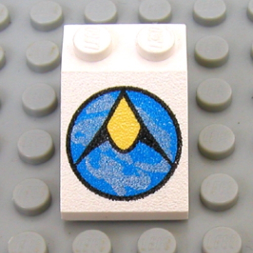 LEGO PART 3298pr0004 Slope 33° 3 x 2 with Explorien Logo Print ...