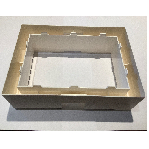 LEGO PART 35018 BYGGLEK Box Frame, 16 x 22 x 5, 1 x 4 x 3 Cutouts on ...