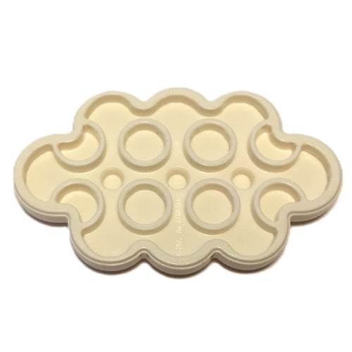 LEGO PART 35470 Plate Special 3 x 5 Cloud with 3 Center Studs ...